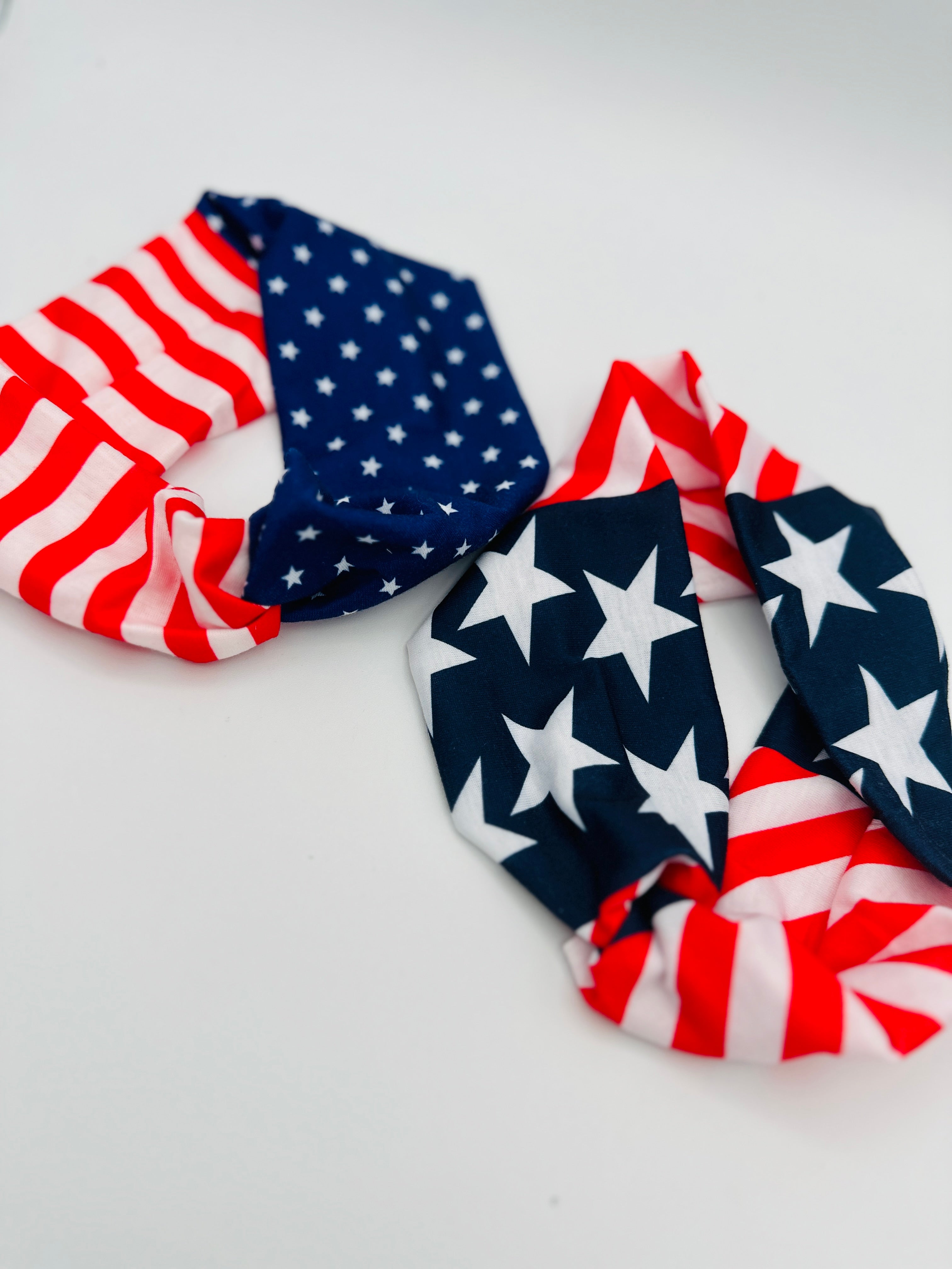 American Flag Headwrap- Multiple Styles! – MOCO Boutique