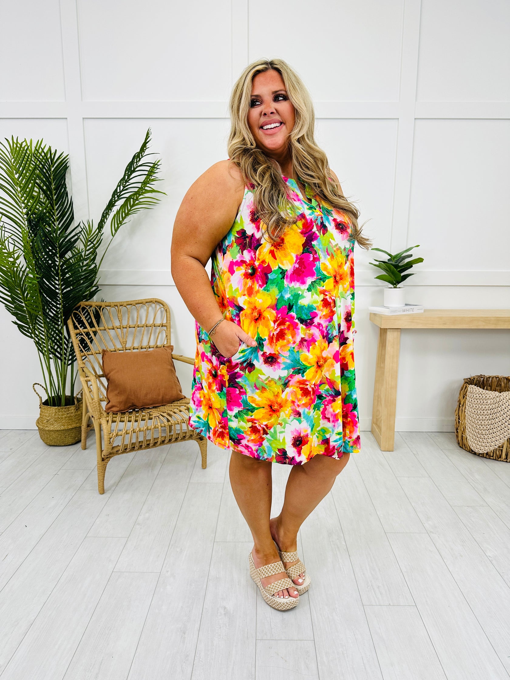 Palms And Plans Dress in Rosemary Beach Print – MOCO Boutique