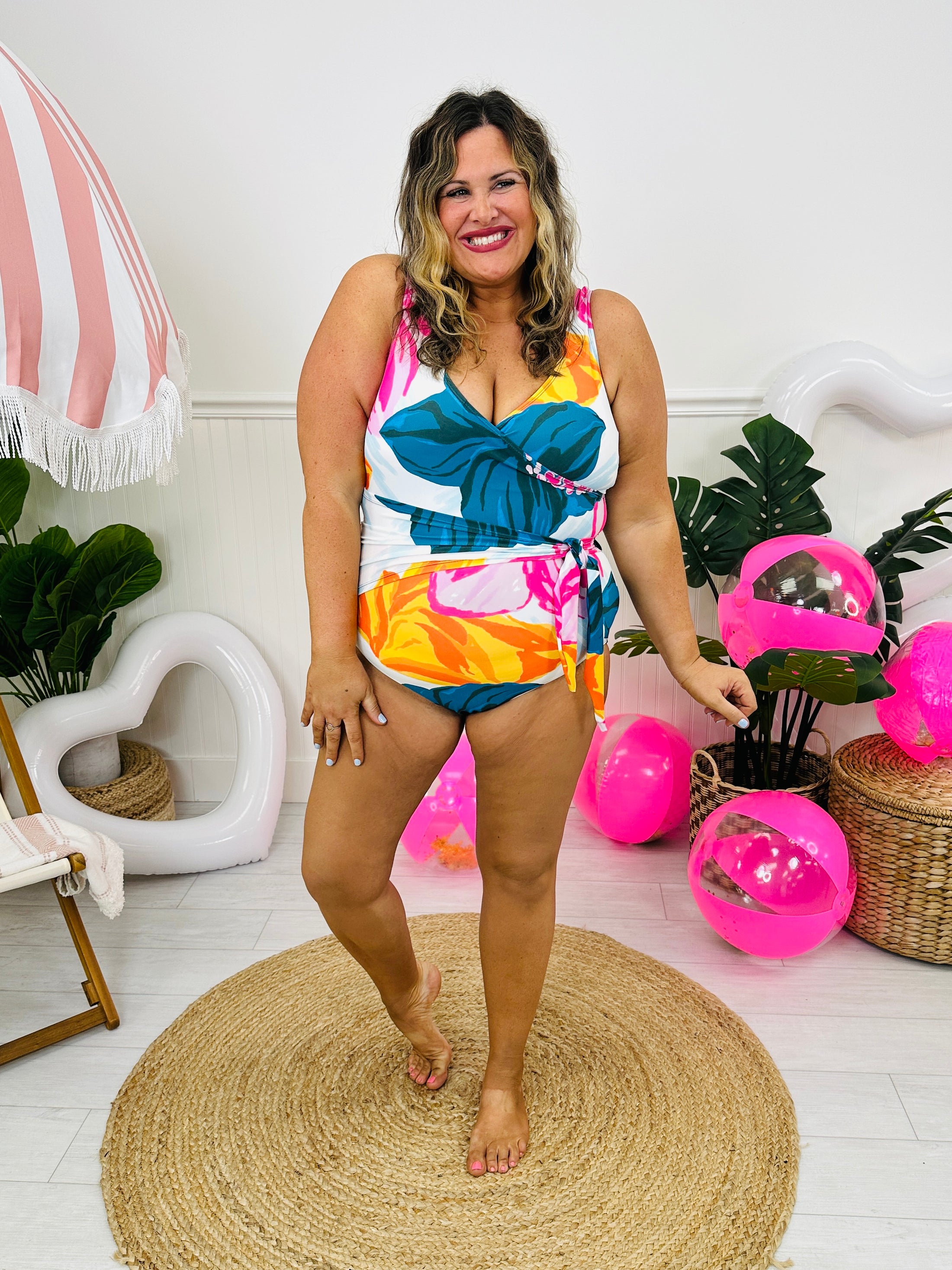The Jess One Piece Swimsuit in Flower Power – MOCO Boutique