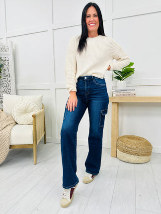 MOCO Exclusive Casually Cargo Tummy Control Jeans In Reg/Curvy – MOCO Boutique