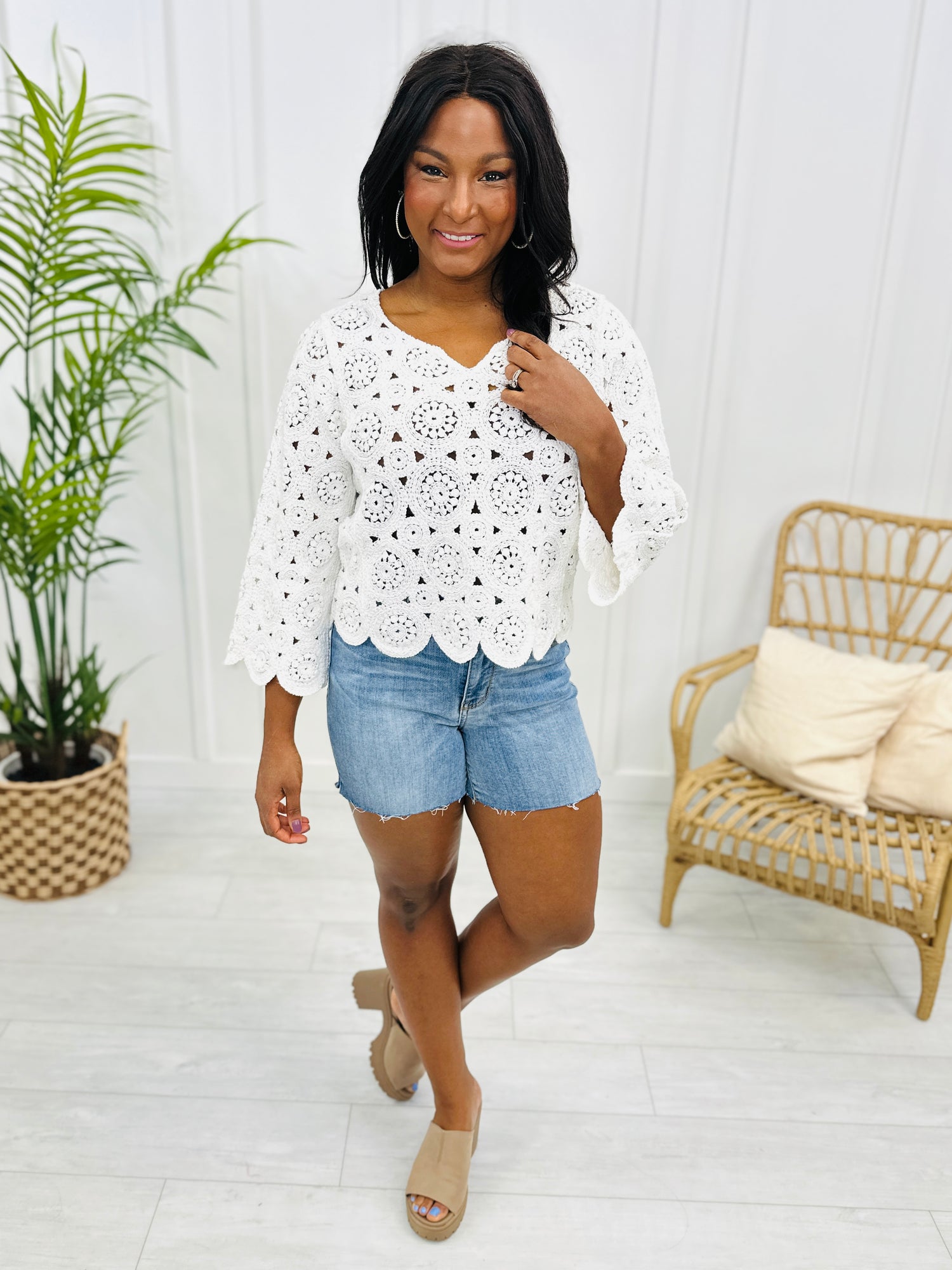 Gleaming With Bliss Top – MOCO Boutique