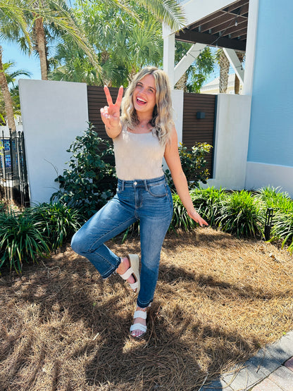 Judy Blue When Summer Kicks In Kick Flare Jeans – MOCO Boutique