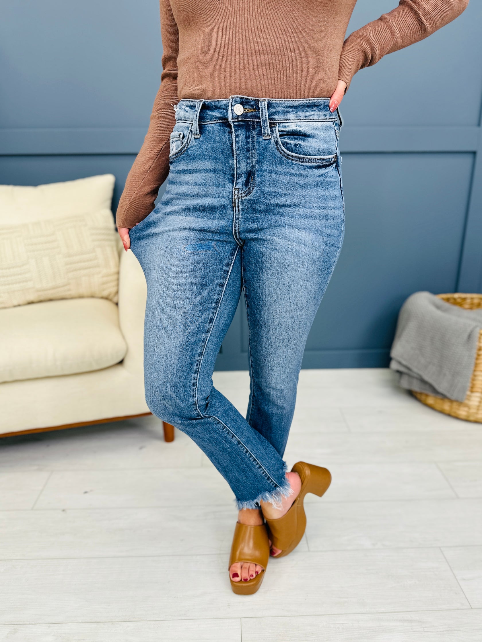 MOCO Exclusive Come Out On Top Cropped Bootcut Jeans in Reg/Curvy ...