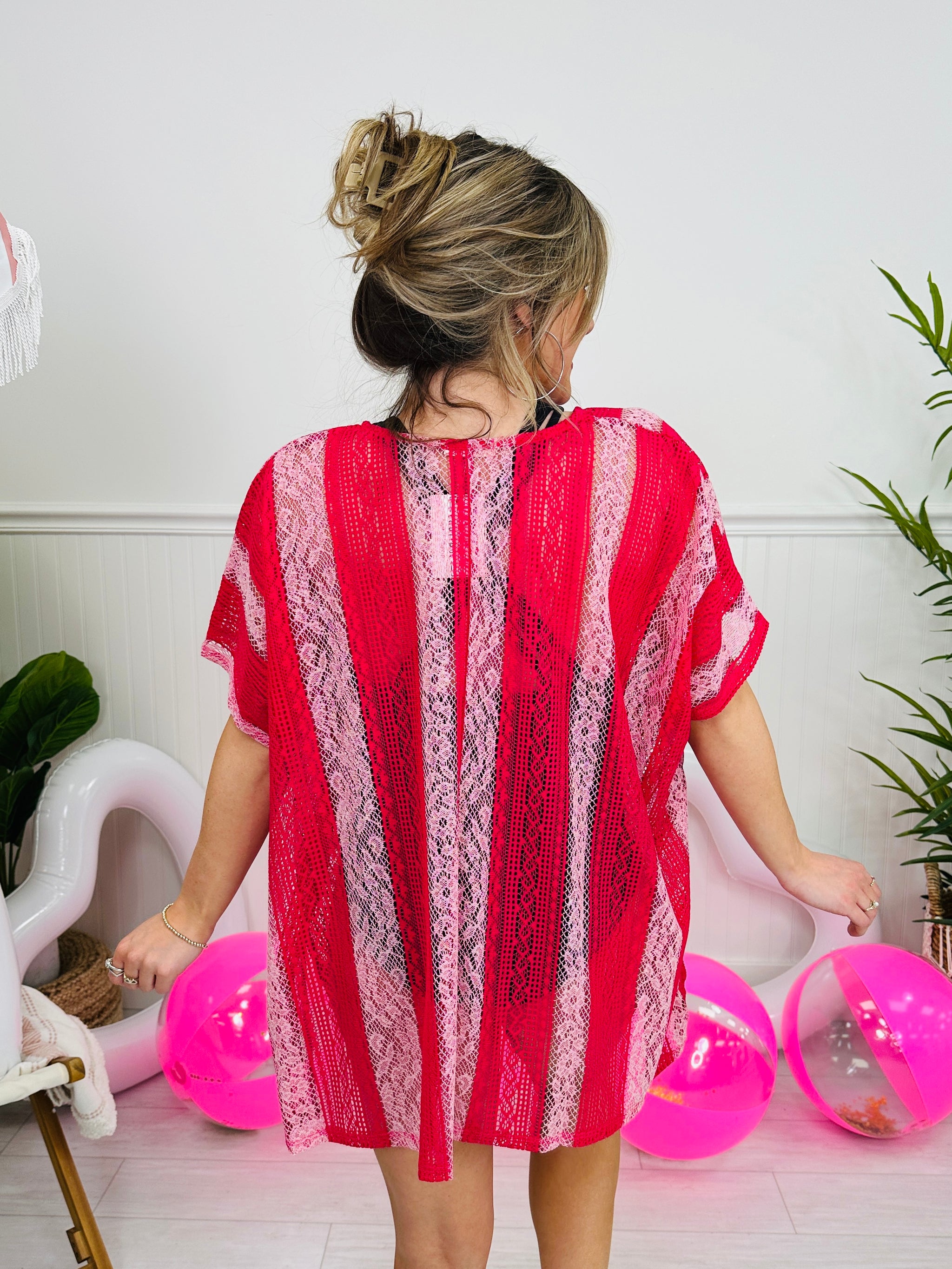 Sunkissed Lace Top In Fuchsia – MOCO Boutique
