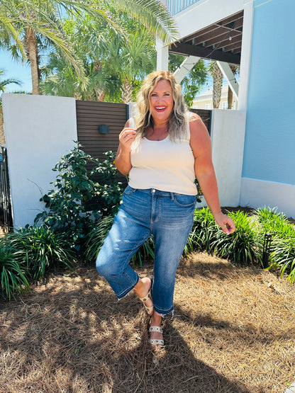 Judy Blue When Summer Kicks In Kick Flare Jeans – MOCO Boutique